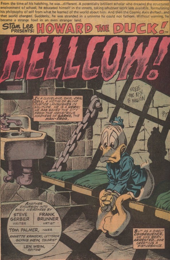 Giant-Size Man-Thing 5, 1975 “Hellcow!” | Magazines and Monsters!