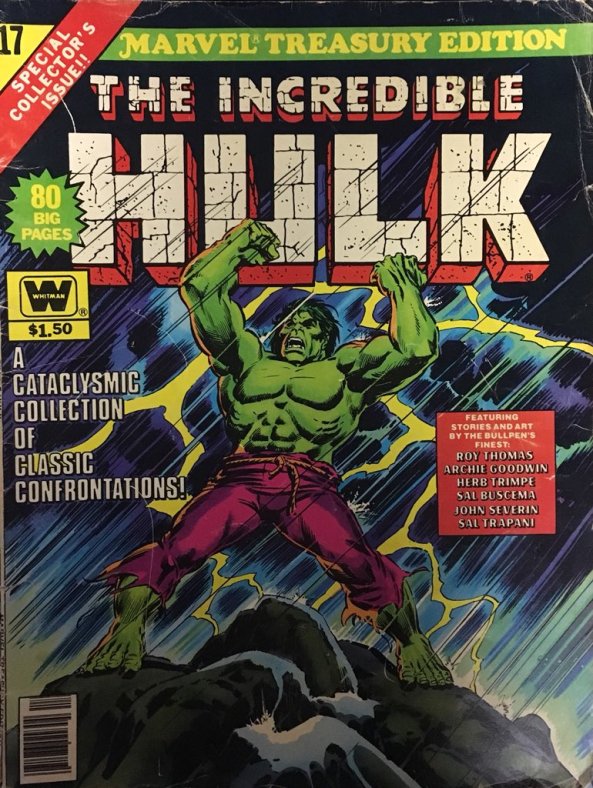 Marvel Treasury Edition 17, 1978 “The Incredible Hulk” | Magazines and ...