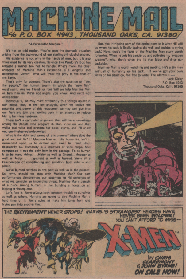 Machine Man 2, 1978 “House of Nightmares” | Magazines and Monsters!